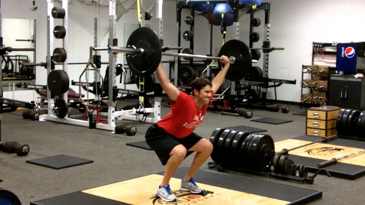 Hang Snatch + Overhead Squat - YouTube