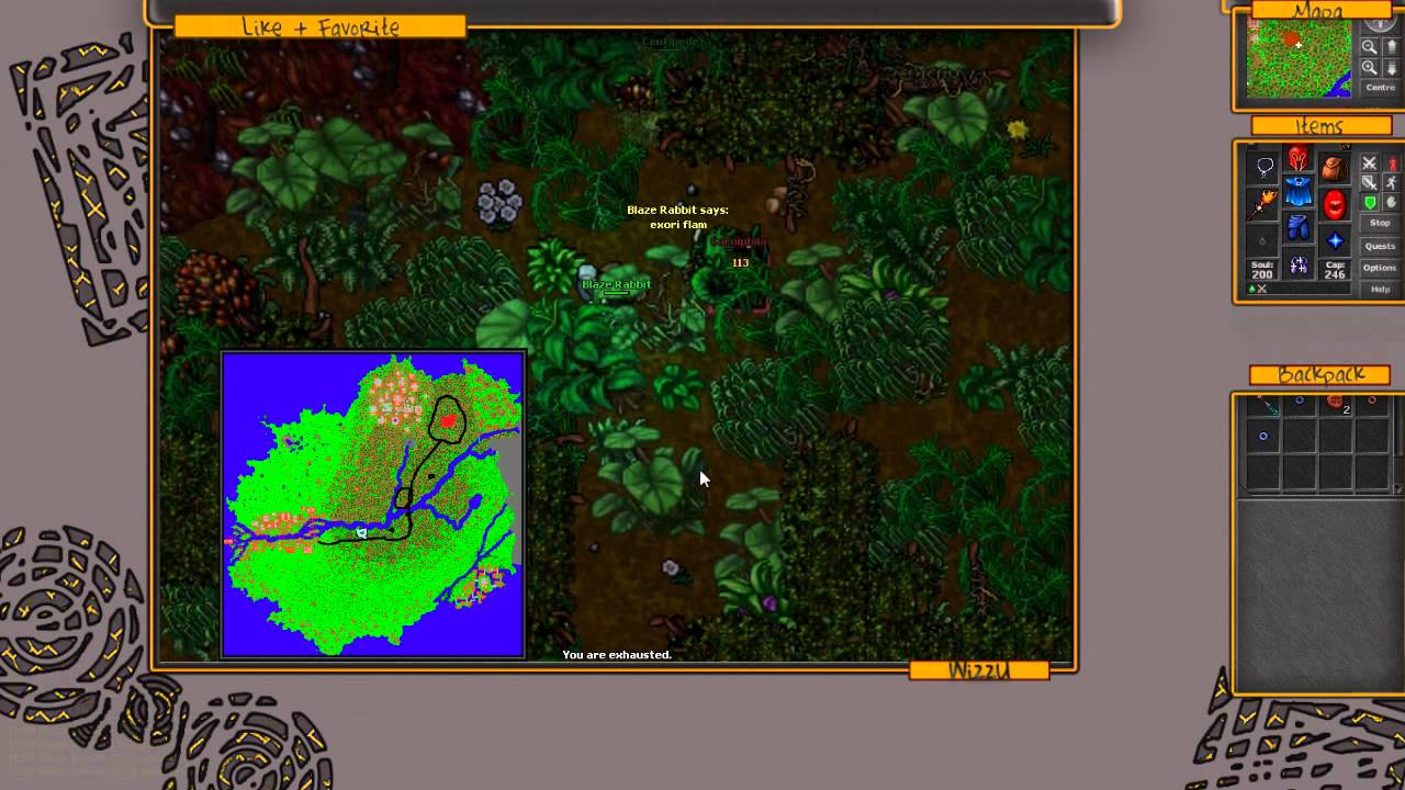 Task Carniphila - Tibia Quests #2 [LOOT BAIXO/ALTO *SORTE][EXP BAIXA ...