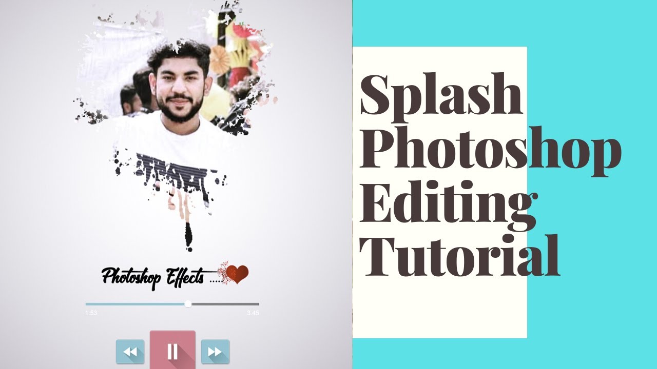 II Splash Photo Editing Photoshop Tutorial 2020 II - YouTube