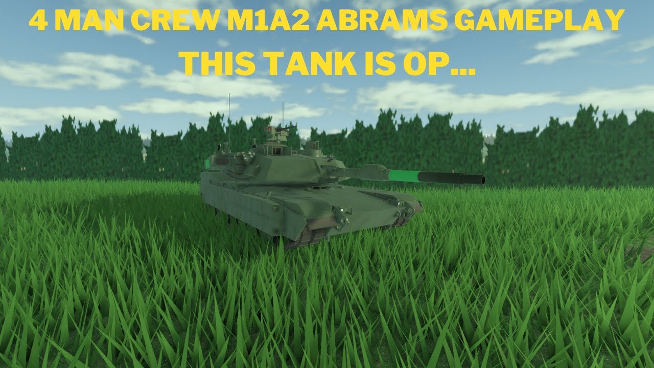 4 Man crew Tries M1A2 Abrams tank in Multicrew Tank combat 4 (gameplay ...