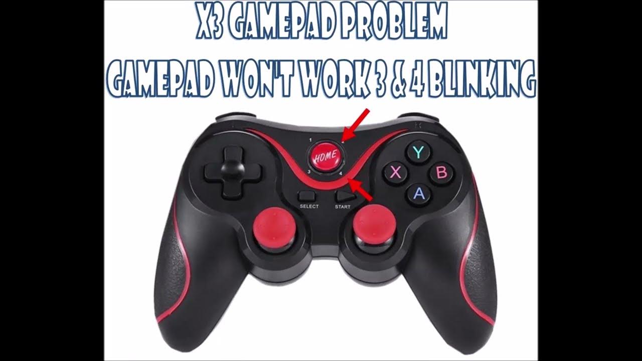 X3 gamepad problem - YouTube