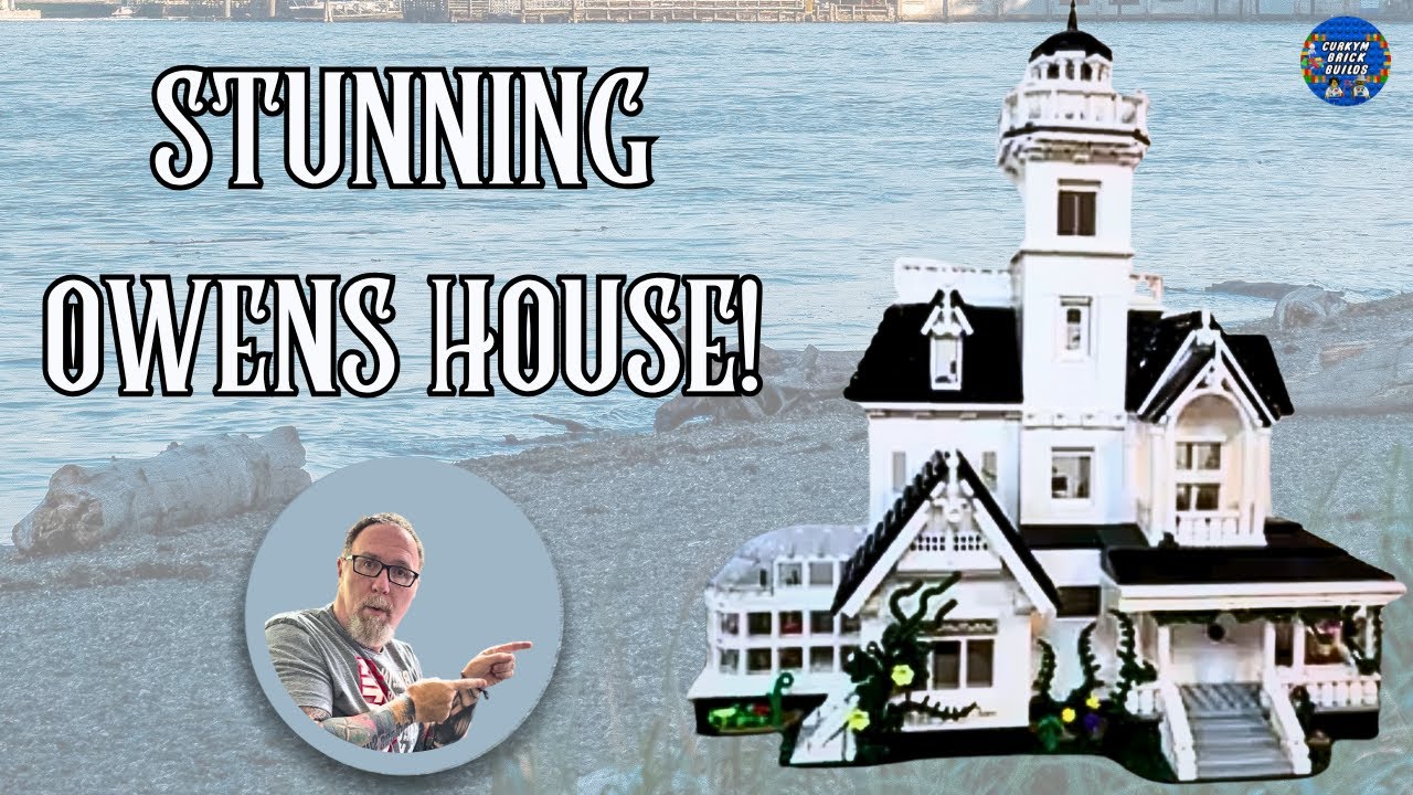 STUNNING Owens House from Practical Magic Modular Brick Build LEGO ...