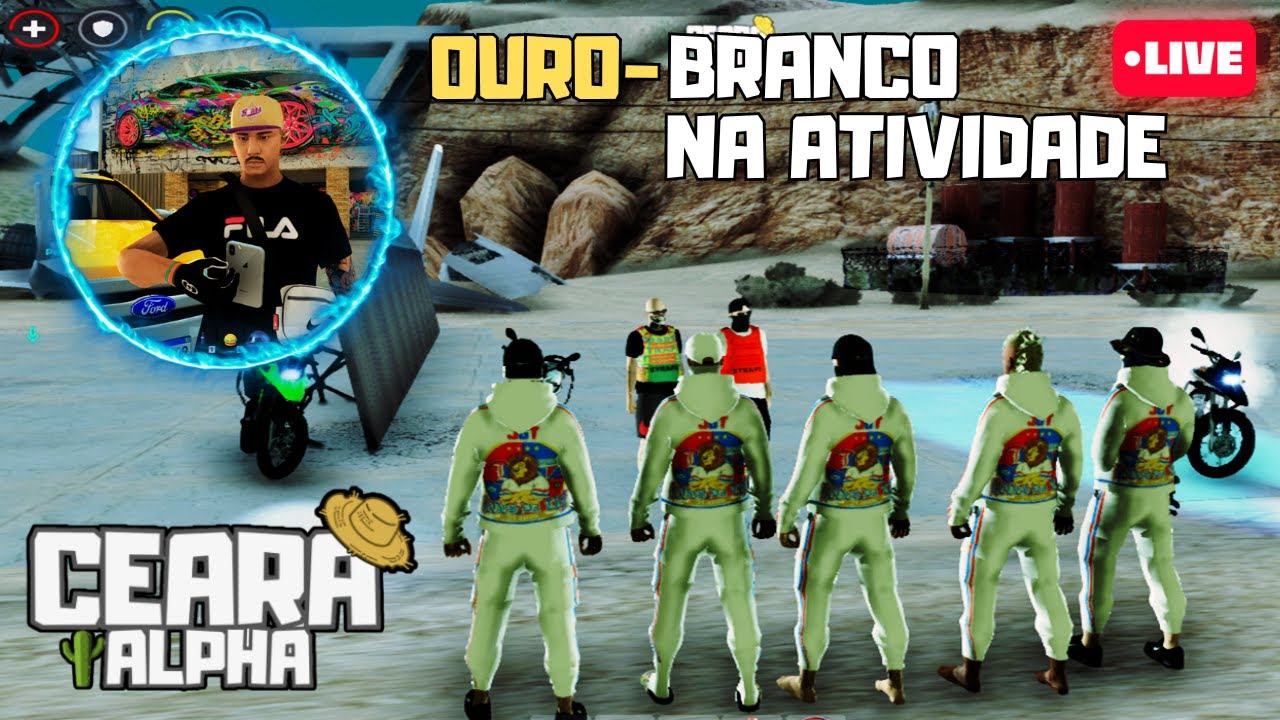 CEARA ALPHA ROLEPLAY😱100%rp ouro branco em guerra ! GTA MTA RP ...