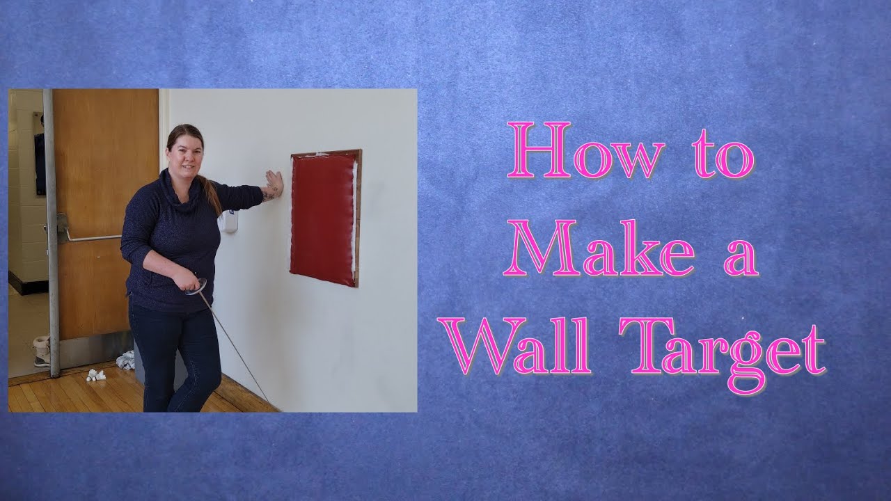 How to Make a Wall Target (Basic Practice Dummy) - YouTube