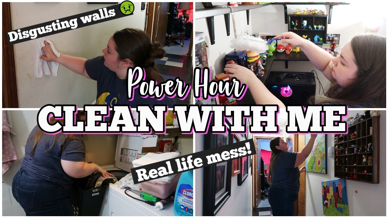 Power Hour Clean With Me Cleaning Motivation Youtube
