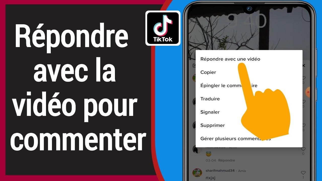 Comment répondre aux commentaires sur TikTok avec une vidéo | (nouvelle mise à jour) - YouTube