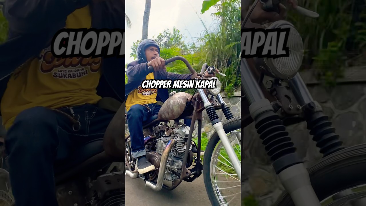 Chopper MESIN KAPAL #custom #chopper #vanguard #diesel - YouTube