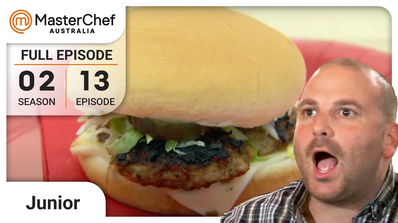Who's Cooking up the BEST Beef Burger? | MasterChef Australia Junior ...