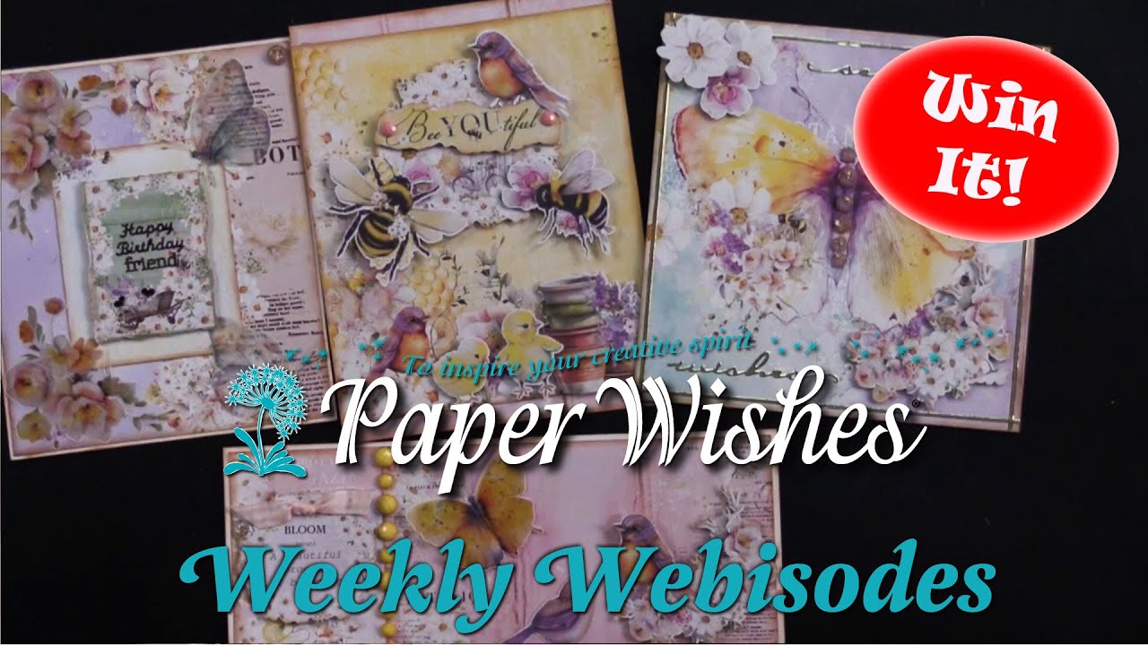 4 Sweet Cards Using In Full Bloom Collection by Prima - YouTube