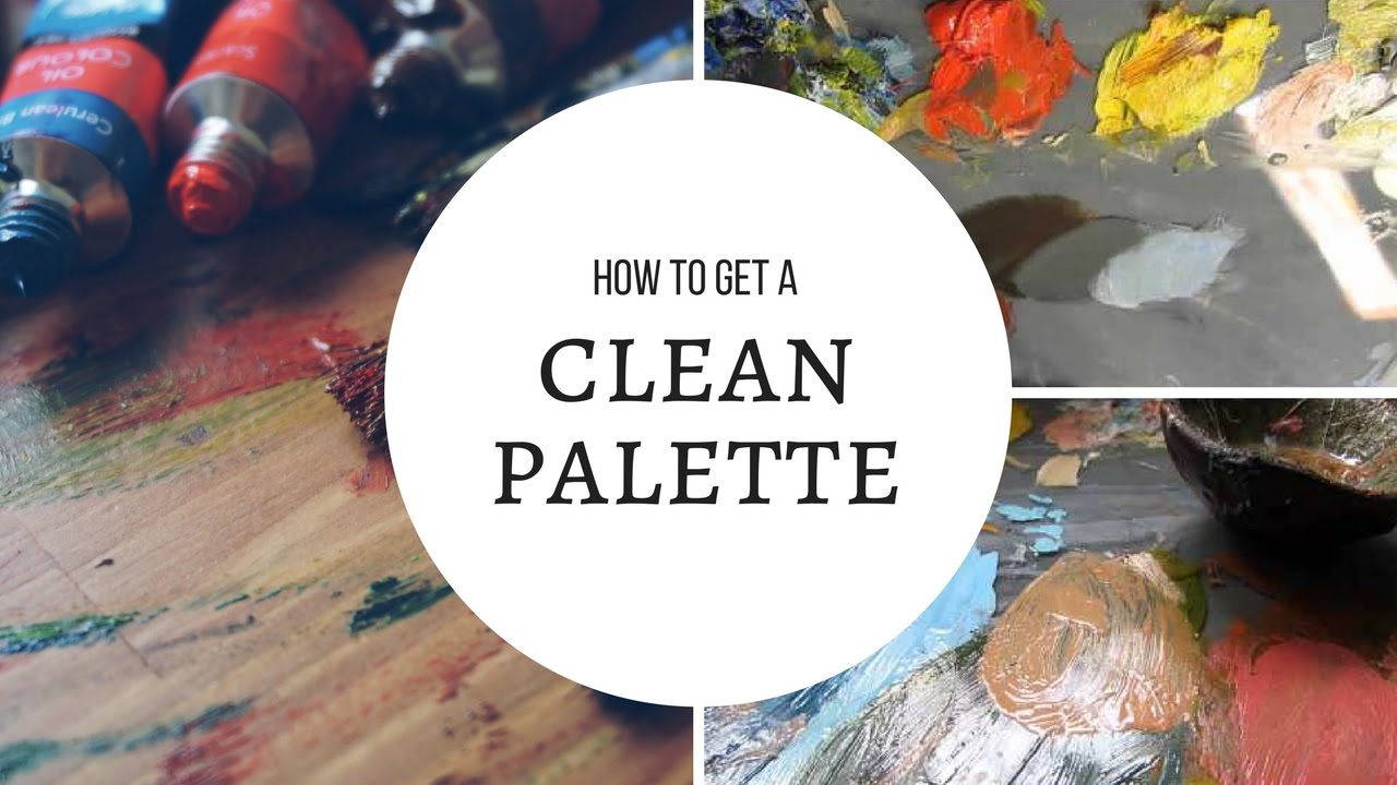 How to clean a palette - YouTube