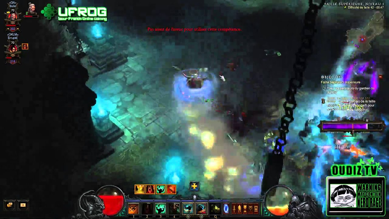 Duo Barb+WD : Faille lvl 42. - YouTube