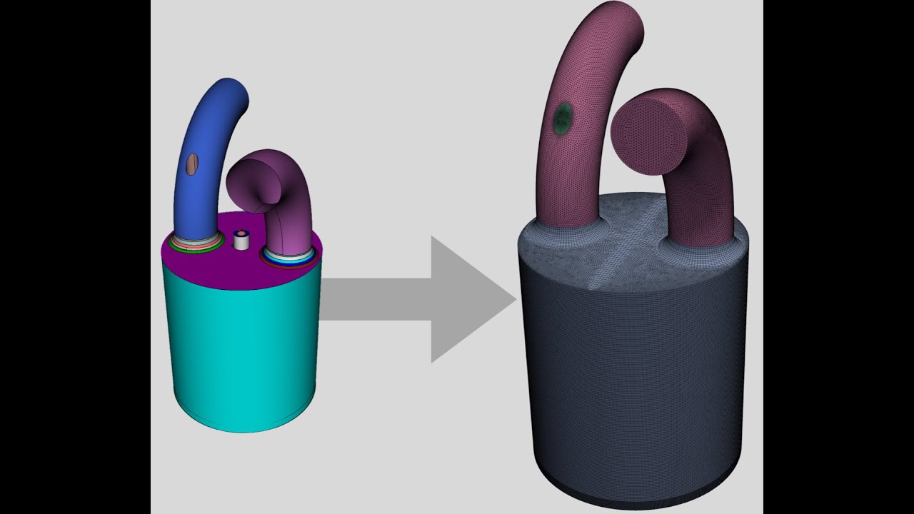 Building a mesh from dirty CAD in Coreform Cubit - YouTube