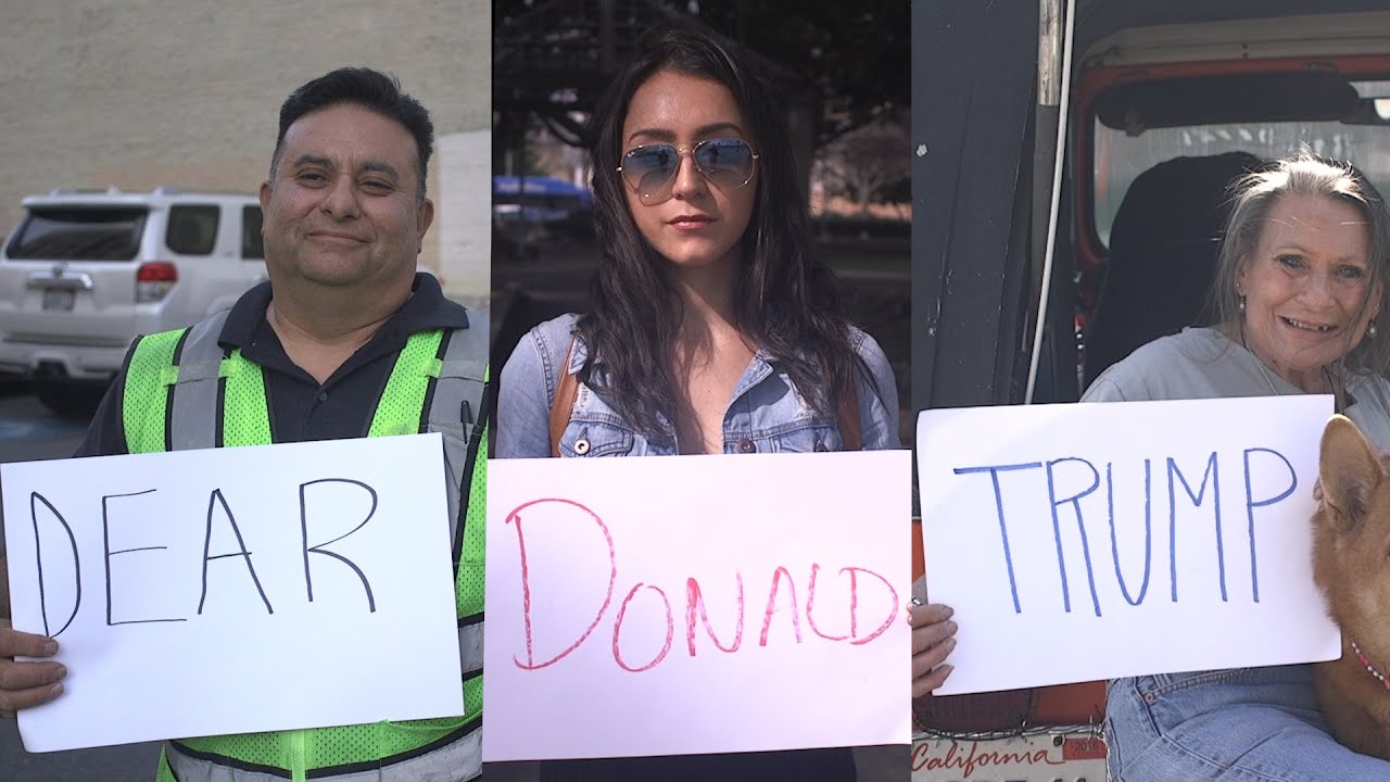 DEAR DONALD TRUMP - YouTube