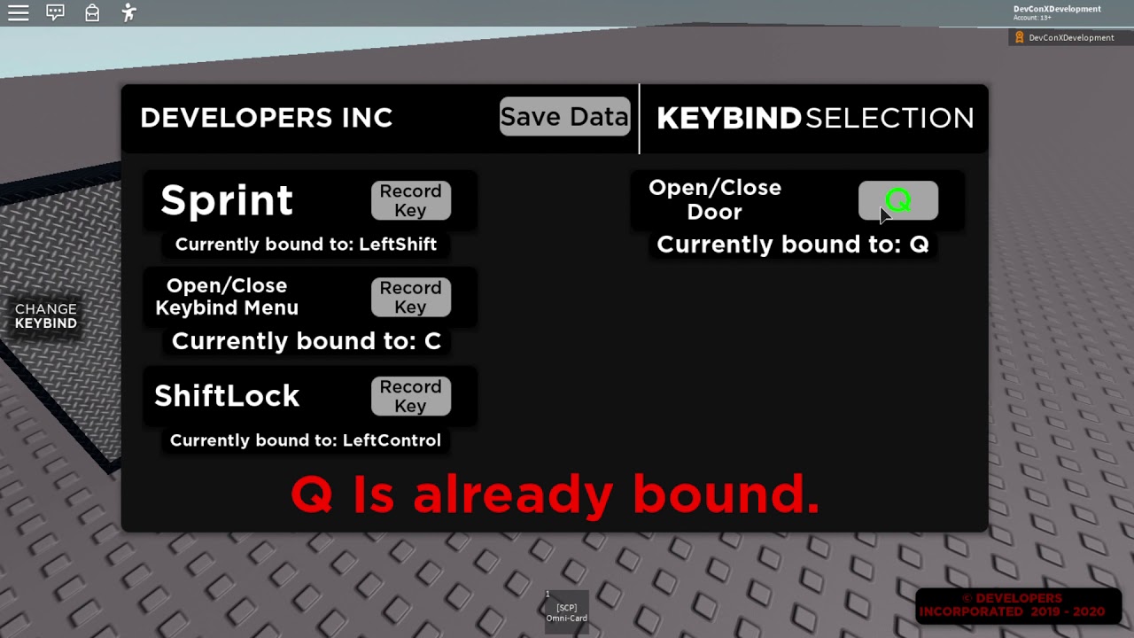 Custom keybind demo - YouTube