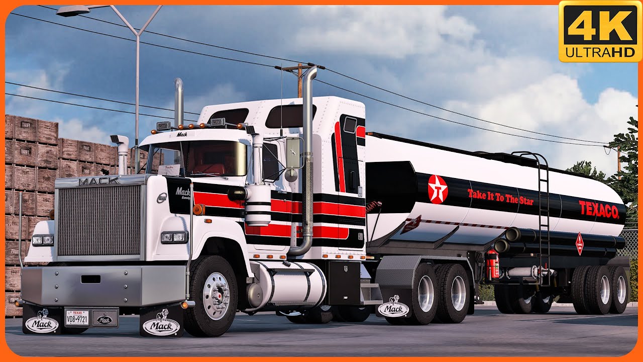 [TS-PC] ATS 4K | MACK SUPERLINER | MACK E9 V8 | BURLINGTON 🇺🇸 - LAS ...