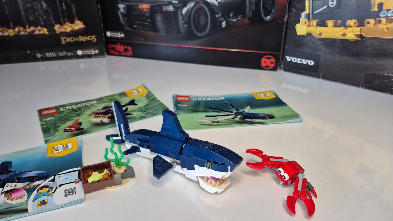 LEGO CREATOR 3in1-31088 3 VERSION -DERİN DENİZ YARATIKLARI- TÜM ...