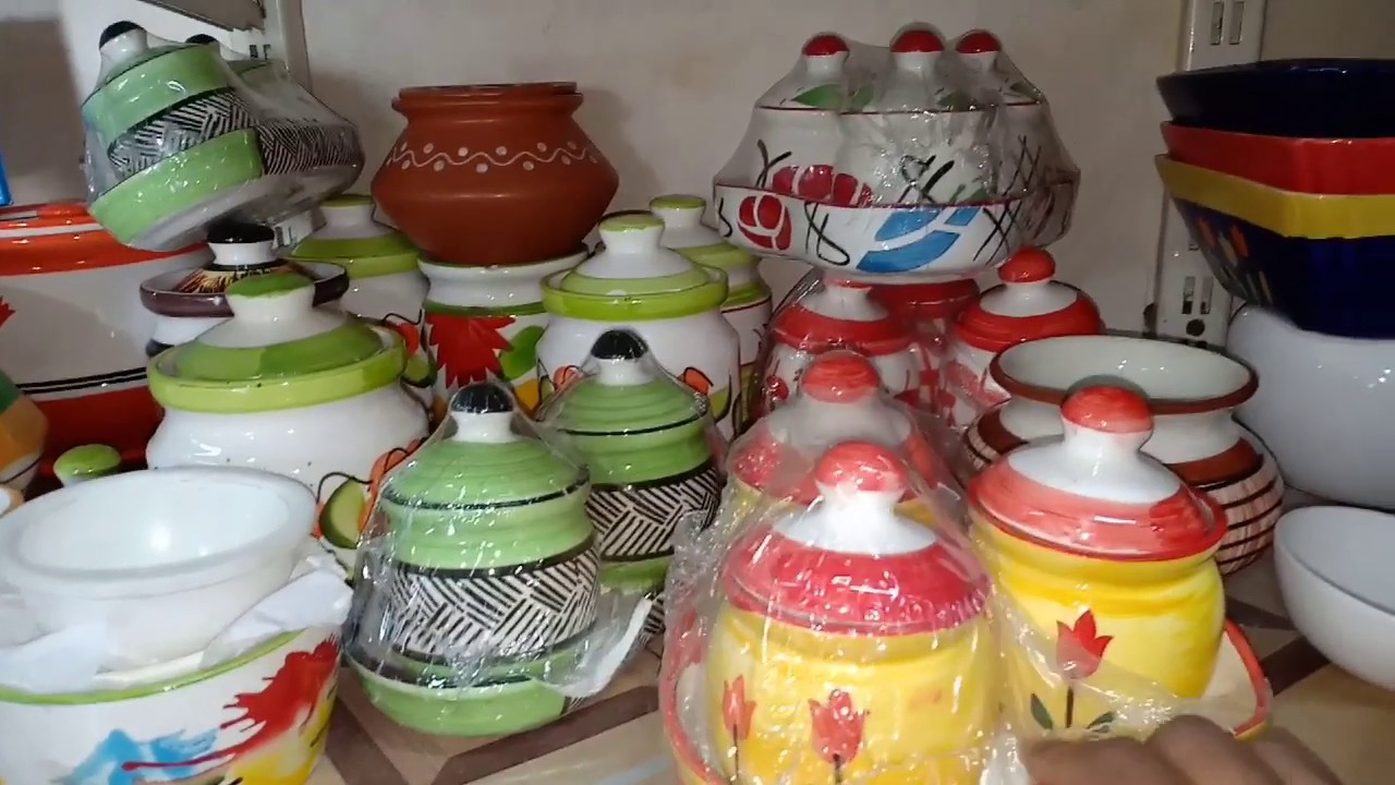 Indian glassware Emporium Shopping | Low price Glassware Parrys - YouTube