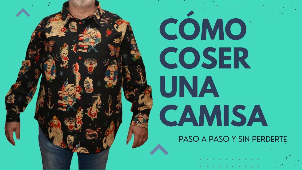 Cómo coser una camisa paso a paso - YouTube