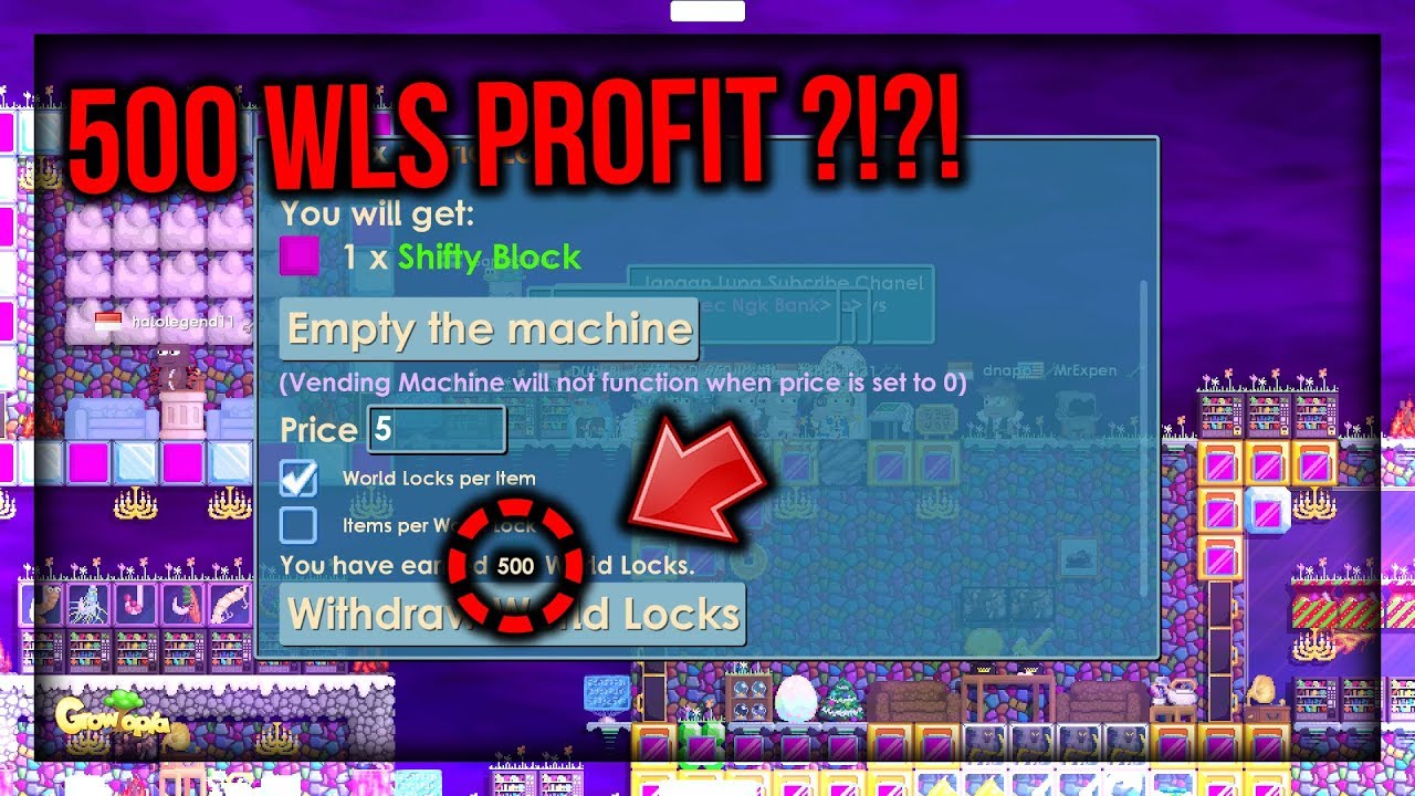 PROFIT 500 WORLD LOCKS DALAM 2 HARI ! COLLECTING FROM VENDING MACHINE ...