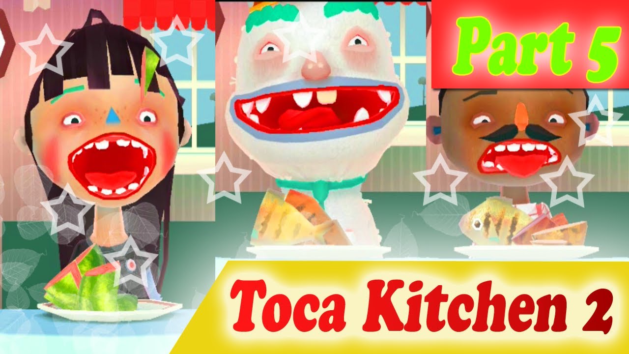 Toca Kitchen Part 5 - Big Eating - Cooking Fun Kids - Lets Eating ...