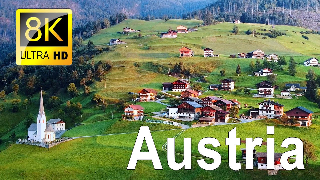 8K Austria in Ultra HD HDR – Amazing Landscapes Drone Video - YouTube