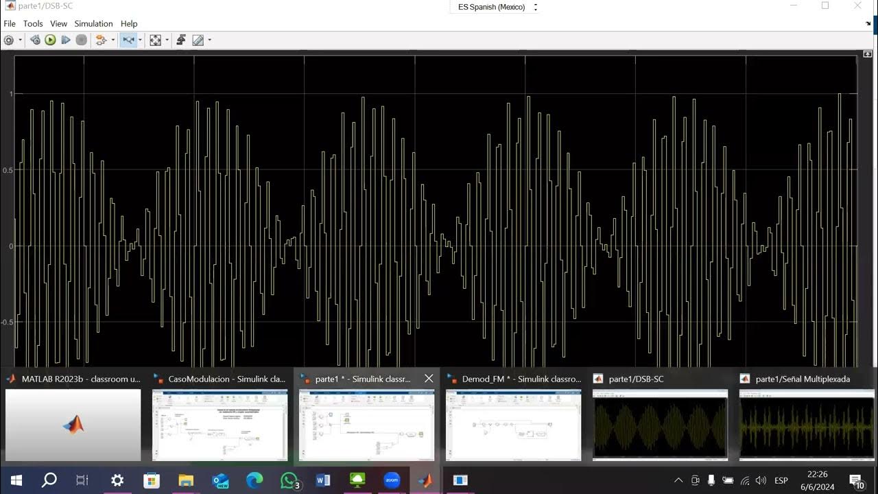 Modulación FM con heterodinaje - TX y sintonizador - MATLAB - Multisim ...