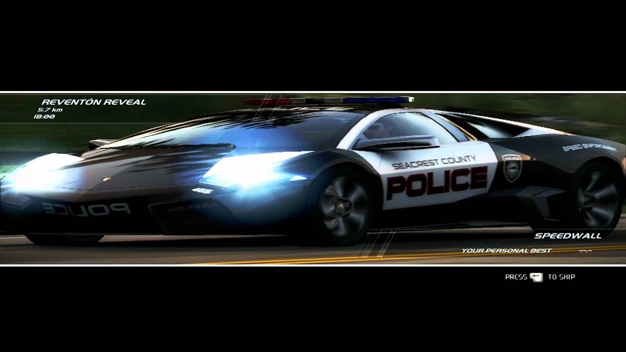 Need For Speed: Hot Pursuit Gameplay ( Lamborghini Reventón Police Car ...