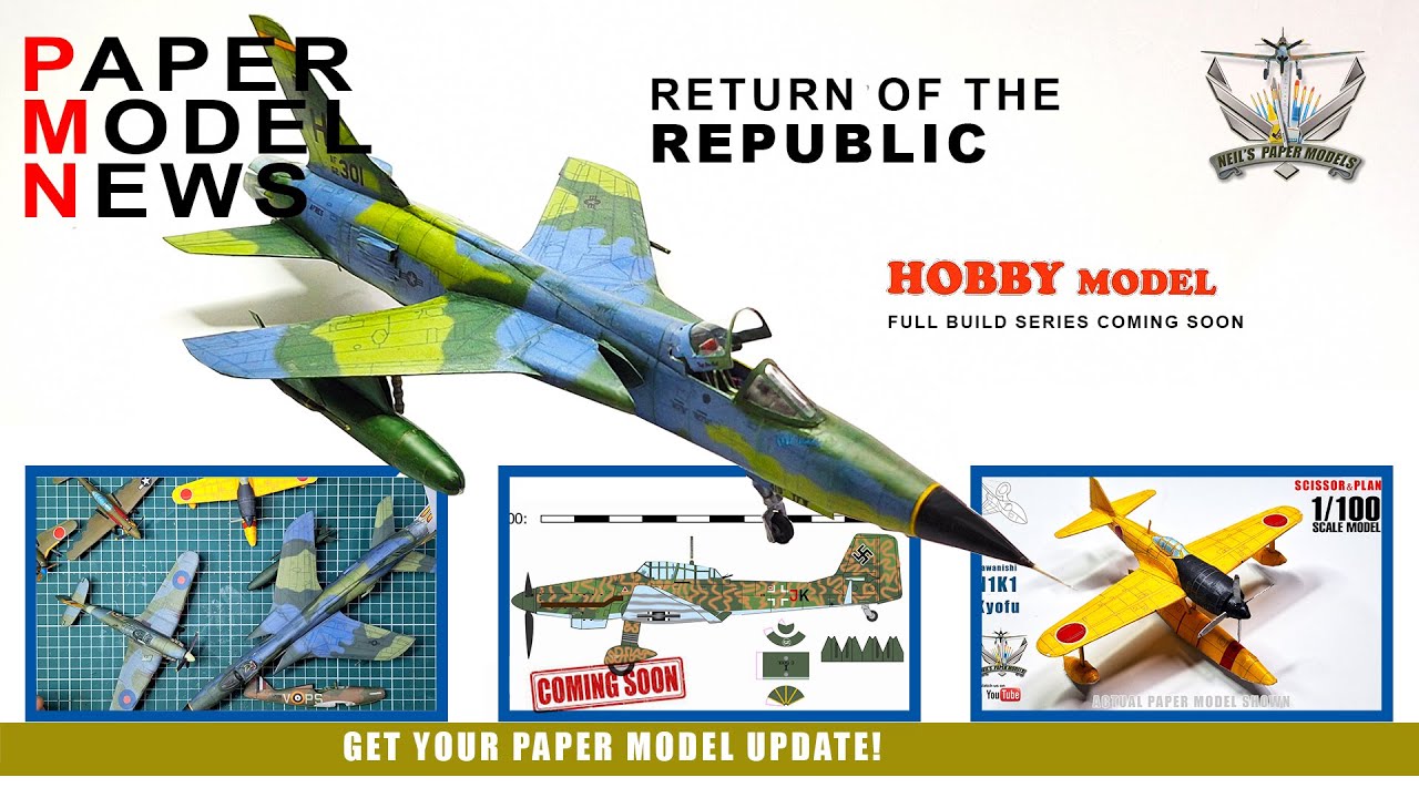 MODEL AIRCRAFT NEWS EPS 9 - F-105 COMPLETED - YouTube