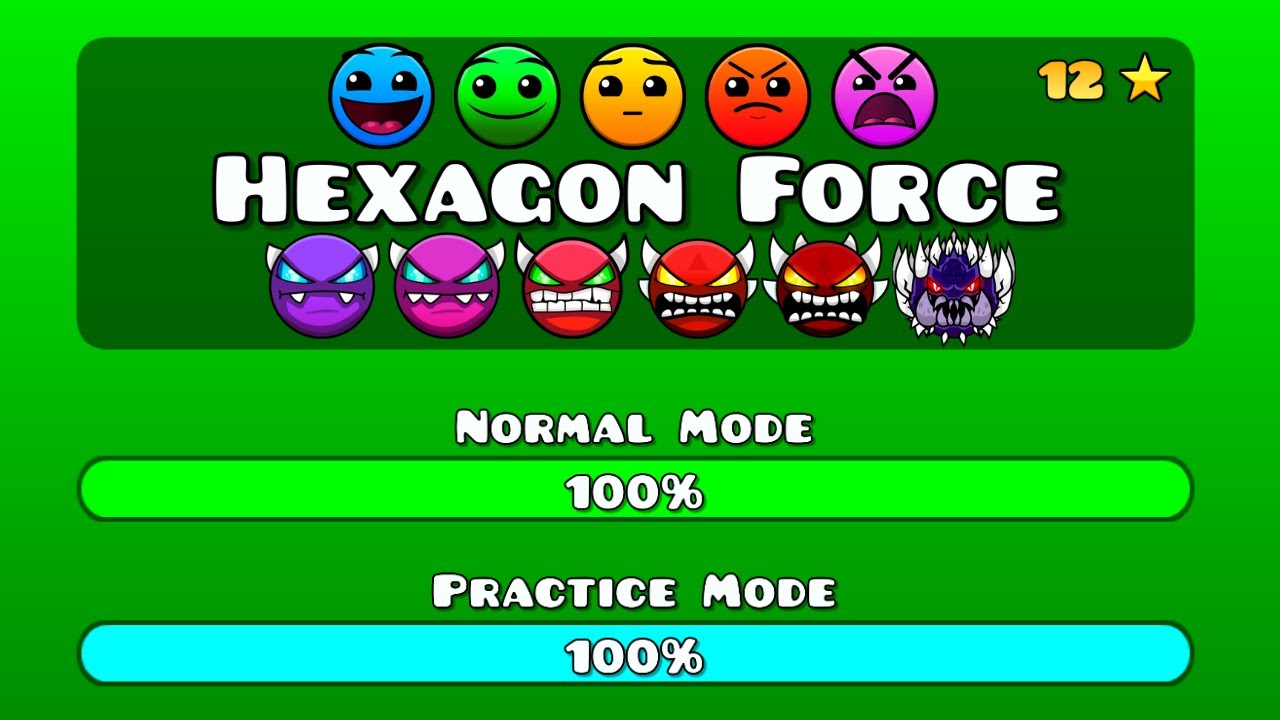 Hexagon Force in Every Difficulty - YouTube