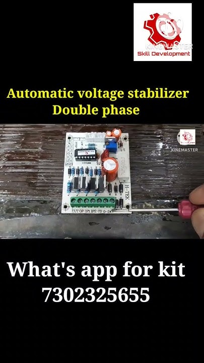 #Short|Automatic voltage stabilizer double phase|Microcontroller kit|Skill development - YouTube