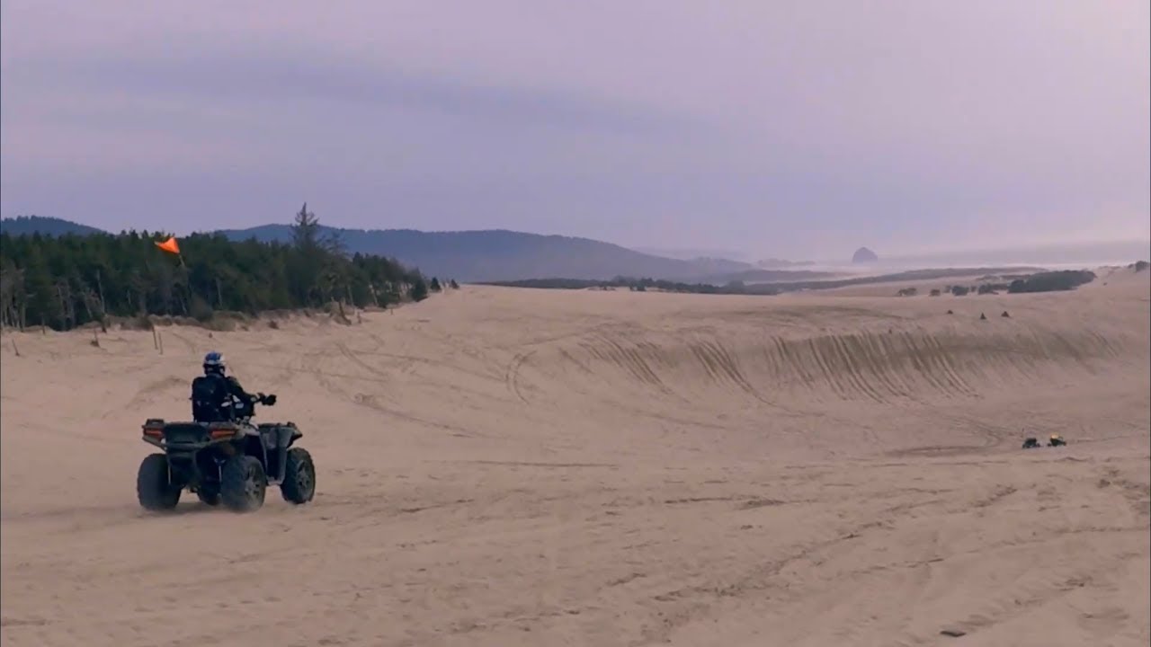 Off roading sand dunes with Polaris Sportsman 850 SP // Sand Lake Dune ...