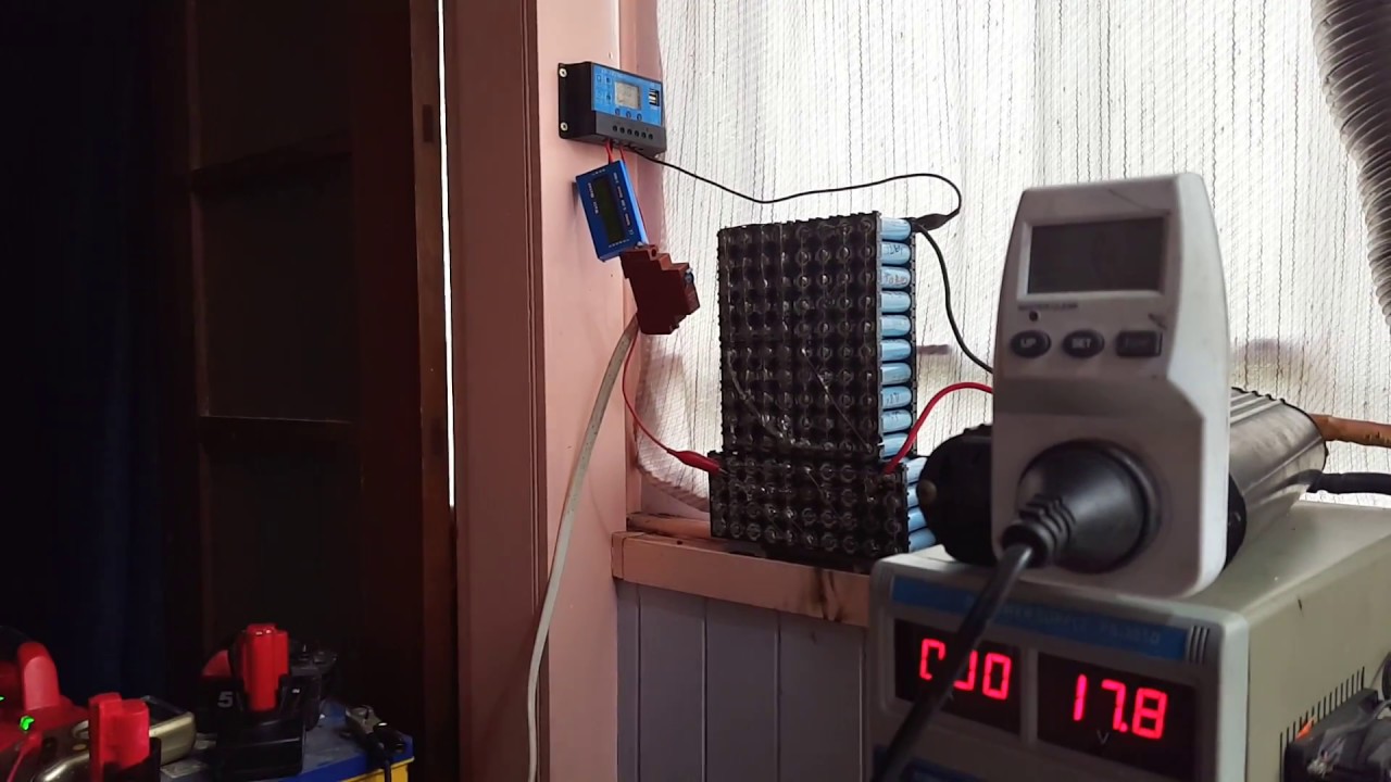 Mini 18650 power wall put out .5kwh of usable power. time to build a ...