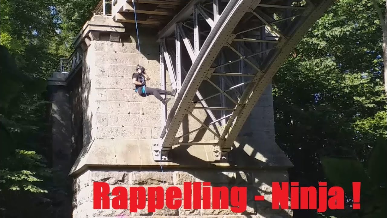 ninja skills - climbing and rappelling - YouTube