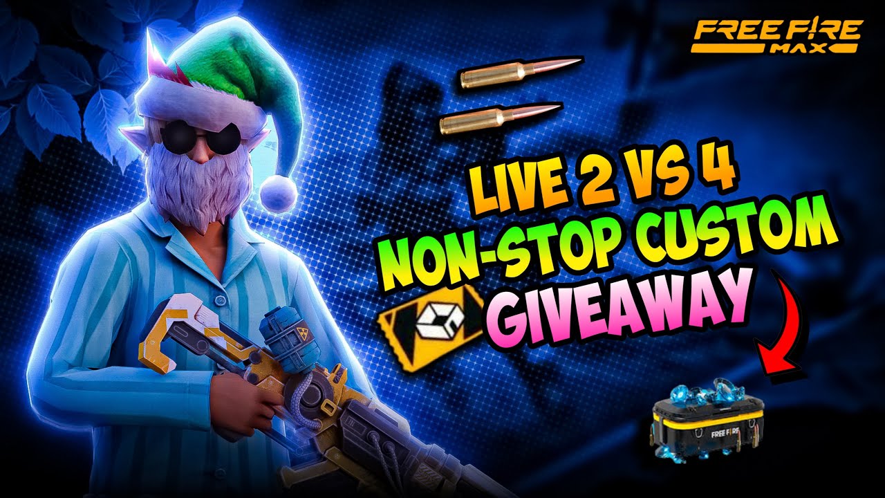 Free Fire Live Giveaway 🎁 | FF Live Guild Test | FF Live Custom Room ...