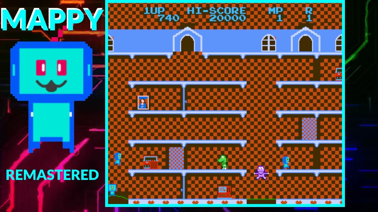 Mappy (NES)Juancho Escapes Hacks-Roms(hack colour and sound) - YouTube