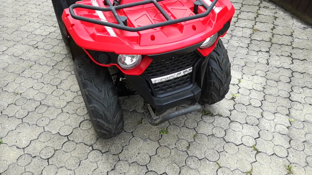 Linhai m150 kids atv review - YouTube