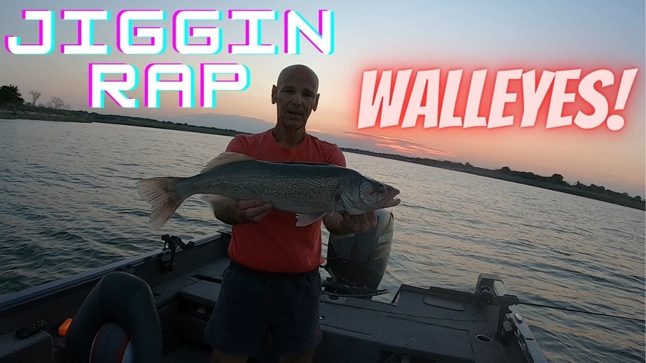 Kansas Walleye Smash on Jiggin Raps Kansas Fishing - YouTube