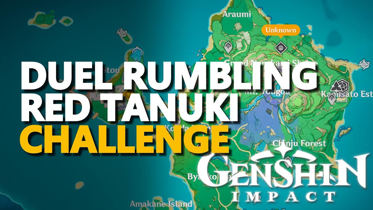 Duel Rumbling Red Tanuki Genshin Impact - YouTube