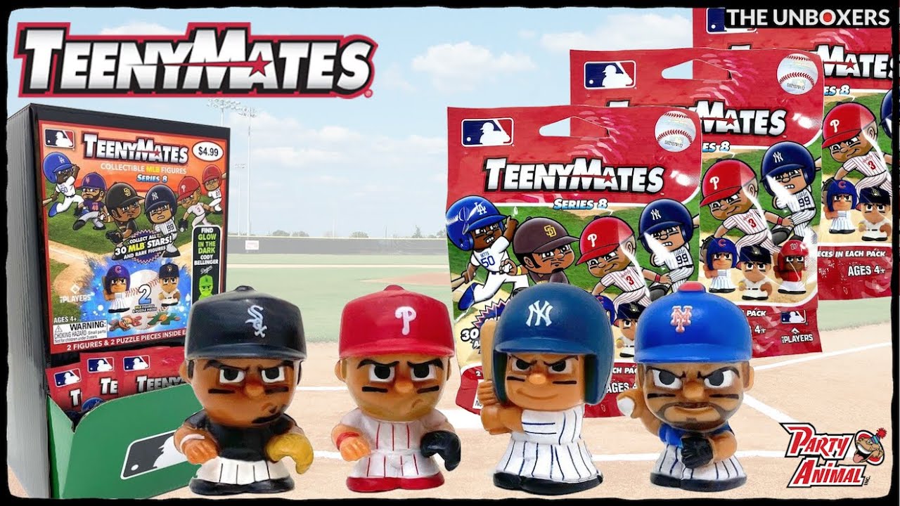 Teenymates MLB Series 8 Minifigure Unboxing Part 2 - YouTube