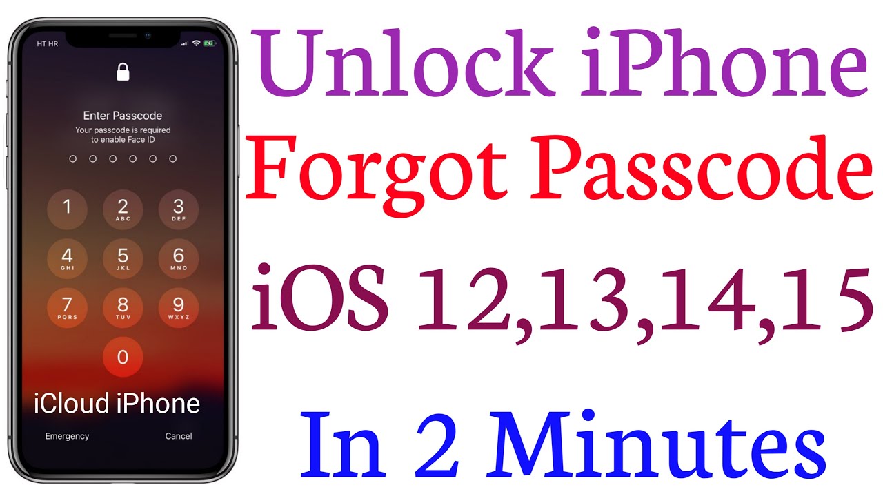 Unlock Any iPhone Forgot Passcode Any iOS Version | How To Unlock ...