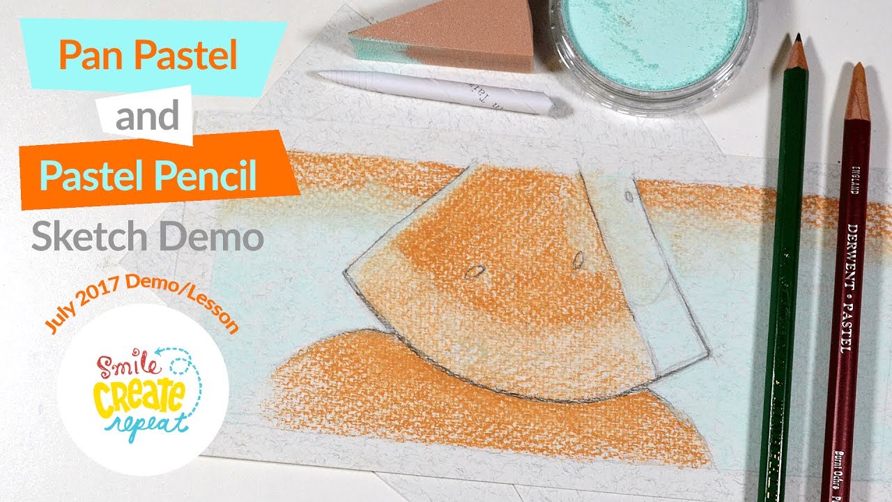 Learn to Draw with Pan Pastels and a Pastel Pencil - YouTube