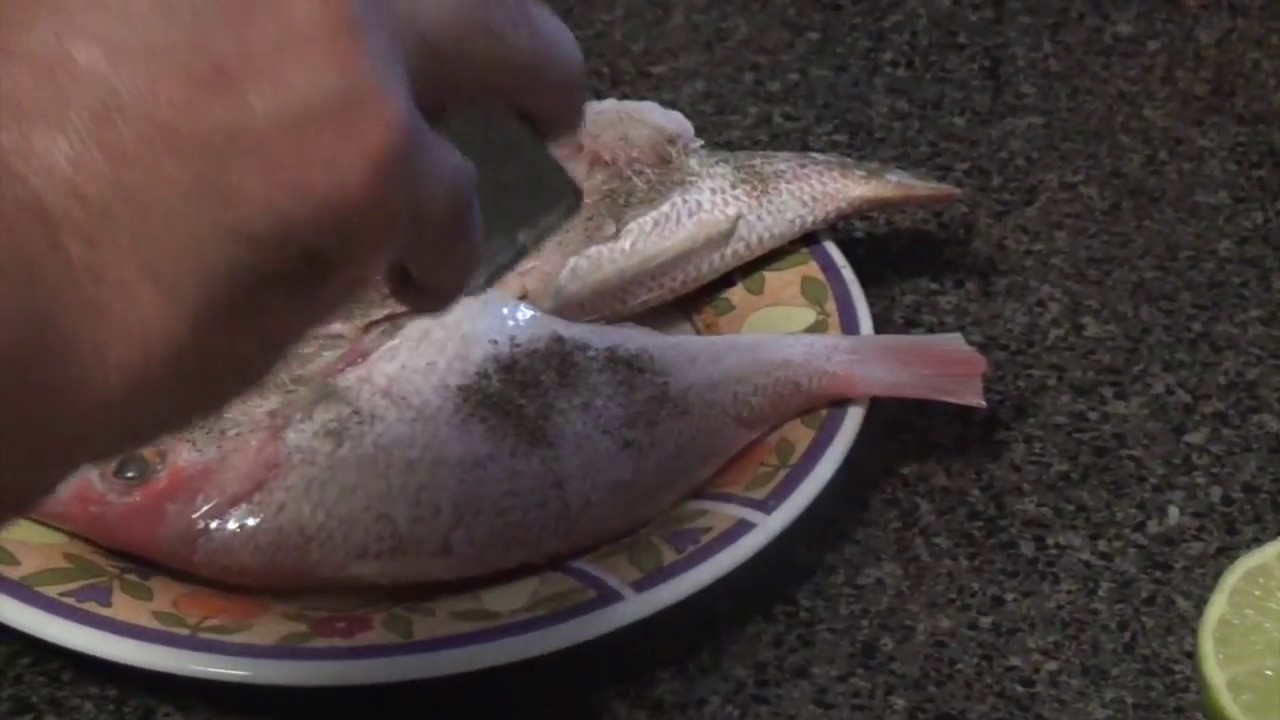 Fried Fish Recipe . red snapper 🐟 👍 - YouTube