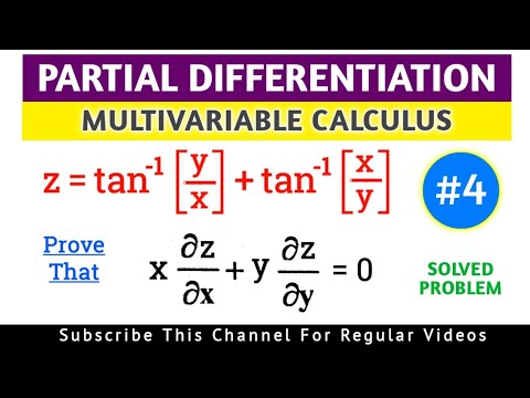 PARTIAL DIFFERENTIATION | MULTIVARIABLE CALCULUS SOLVED PROBLEM 4 @TIKLESACADEMY - YouTube