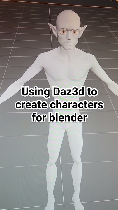 Using Daz3d to create characters for blender - YouTube