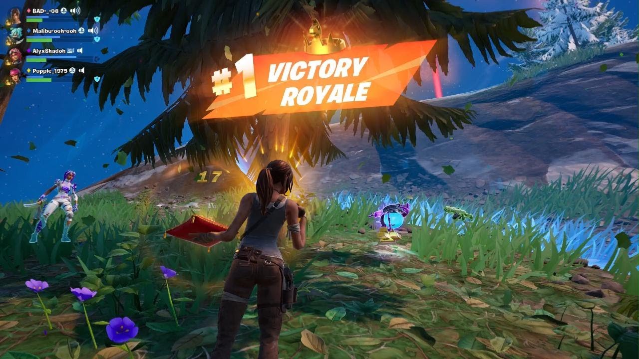 Fortnite 24 kill squad win with malibu & popple & dale no 19 of ch6 s1 ...