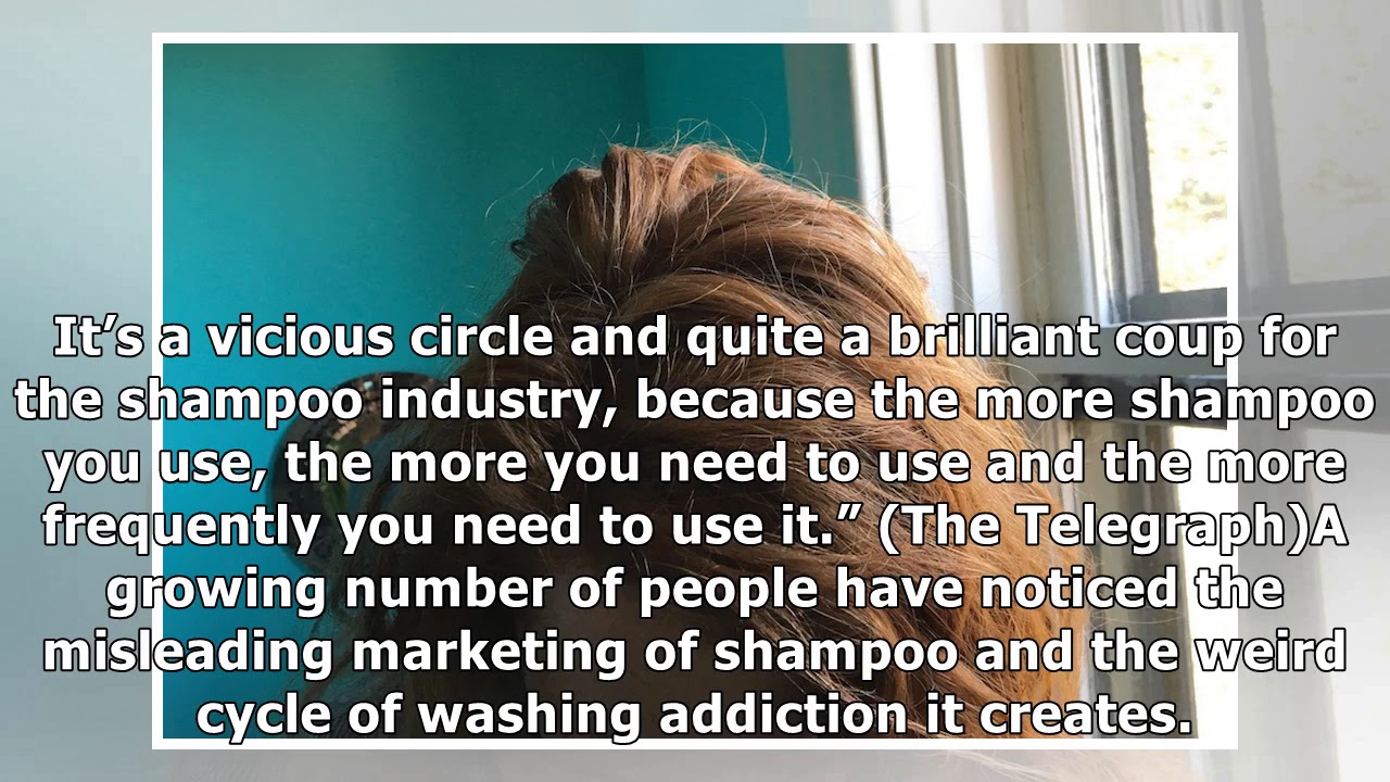 The 'No Shampoo' movement is catching on - YouTube