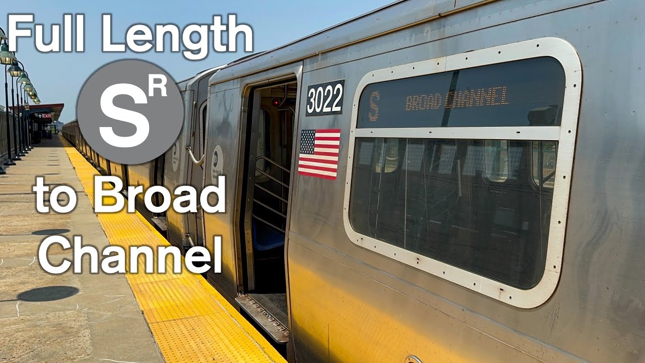Full Length R46 and R179's on the Rockaway Park Shuttle to Broad ...