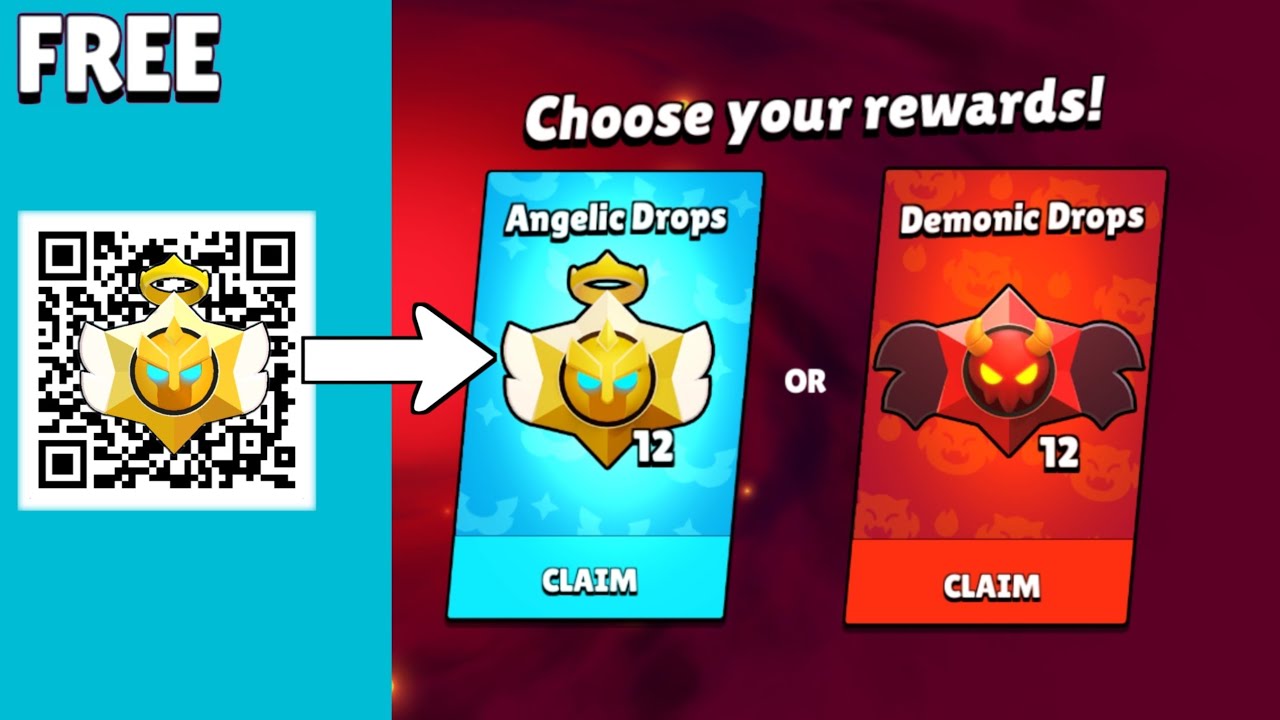 *FREE* GIFTS🎁 50 ANGELIC DROPS & DEMONIC DROPS QR CODES? - Brawl Stars ...