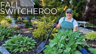 Fall Dividing & Transplanting of Perennials. Watch us Dig Up, Divide, & Plant Trees and Shrubs