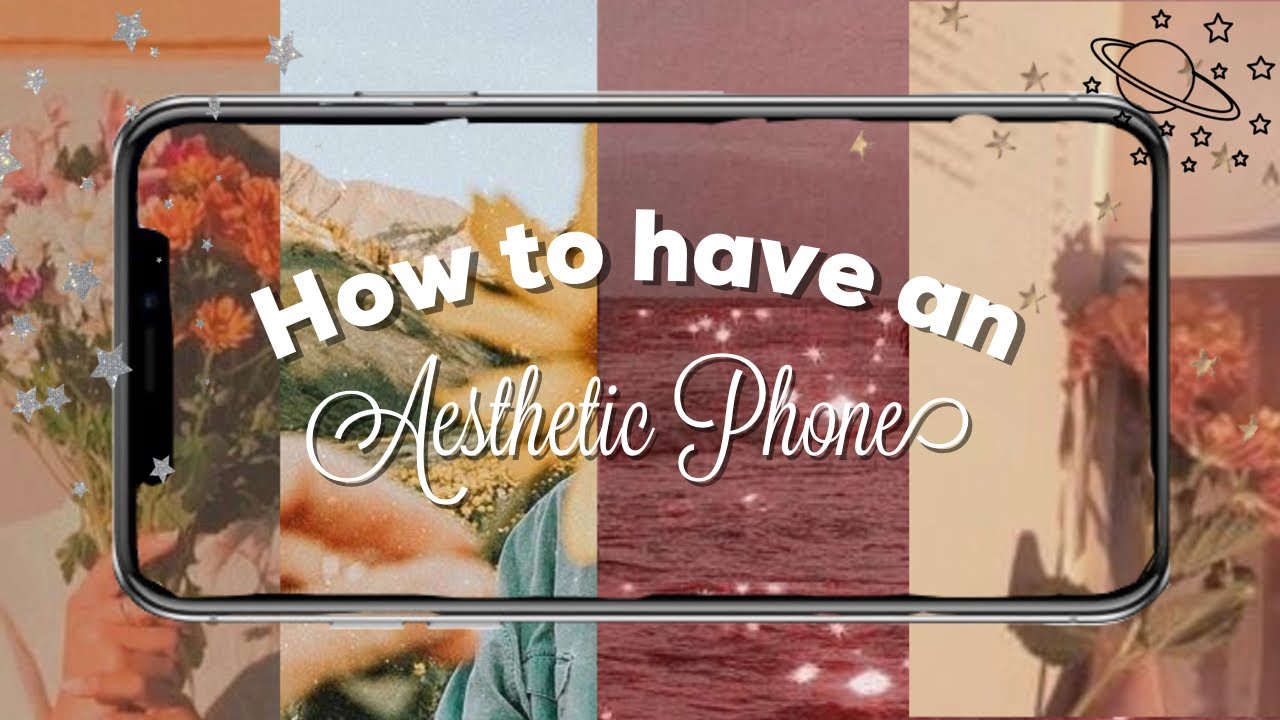 How to have an aesthetic phone| creative ways to organise your apps and ...